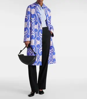 Dries Van Noten High-rise Wool-blend Straight Pants