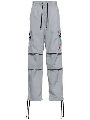 Hugo Straight-leg Cargo Trousers - Grey