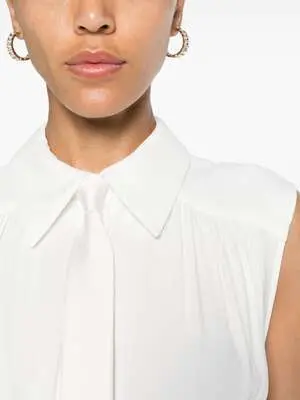 Elisabetta Franchi Tie-detail Crepe Jumpsuit