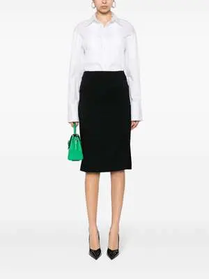 GENNY Sequin-embellished Poplin Shirt