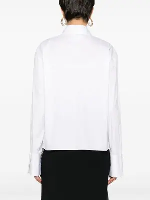GENNY Sequin-embellished Poplin Shirt