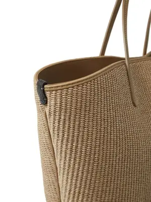 Brunello Cucinelli Woven Tote Bag