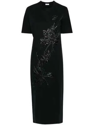 Brunello Cucinelli Sequin-embellished Midi Dress