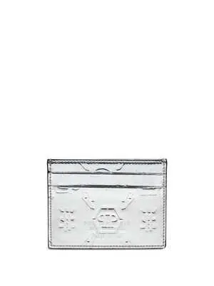 Philipp Plein Monogram-debossed Leather Cardholder