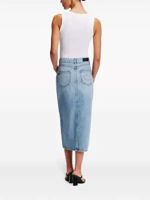 Karl Lagerfeld Denim Maxi Skirt