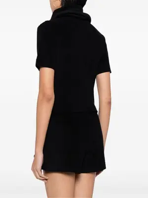 PATOU Half-zip Terrycloth Polo Shirt