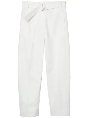 3.1 Phillip Lim Belted Tapered Trousers - White