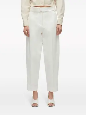 3.1 Phillip Lim Belted Tapered Trousers - White