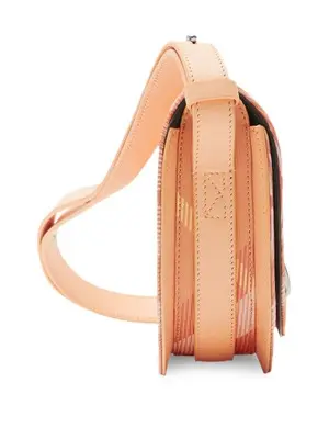 Burberry Checkered Mini Rocking Horse Bag - Orange