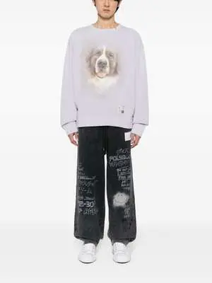 Mihara Yasuhiro Bleached-effect Track Pants