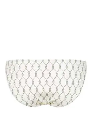 Tory Burch Celtic Knot Bikini Bottom - Neutrals