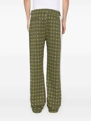 WALES BONNER Power Straight-leg Track Pants - Green