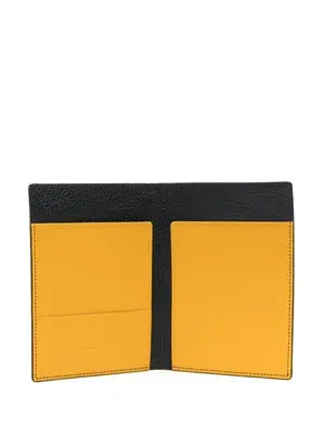 DOUCAL'S Logo-debossed Leather Passport Holder - Blue
