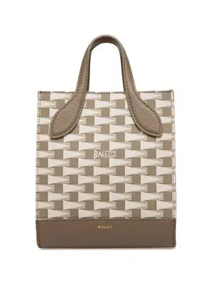 Bally Mini Printed Tote Bag - Neutrals