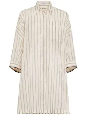 Brunello Cucinelli 3/4 Sleeve Shirts For Women