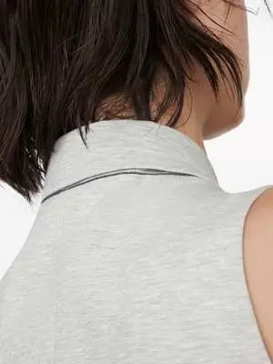 Brunello Cucinelli Sleeveless Wrap Blouse