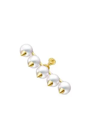 TASAKI 18kt Yellow Danger Pearl Climber Earring - Gold