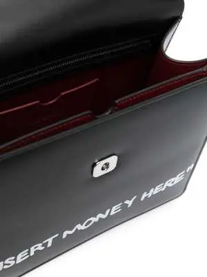 Off-White Jitney 1.4 Leather Tote Bag - Black