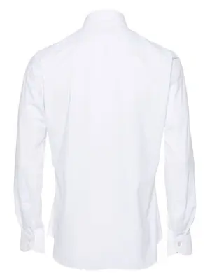 TINTORIA MATTEI 954 Spread-collar Button-up Shirt - White