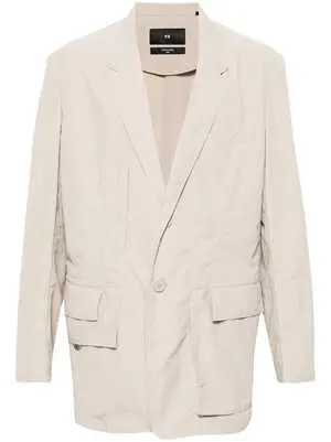 Y3 Cr Nyl Single-breasted Blazer