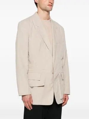 Y3 Cr Nyl Single-breasted Blazer