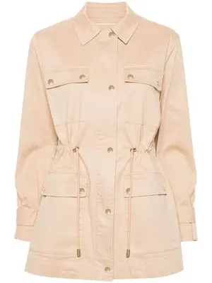 Michael Kors Twill Military Coat