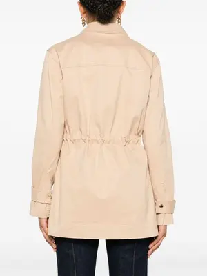 Michael Kors Twill Military Coat