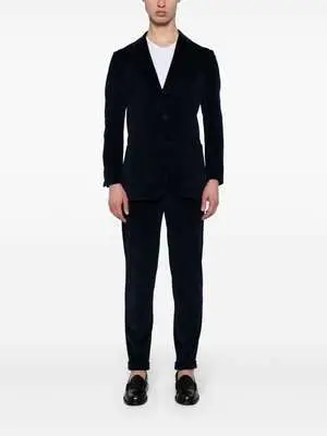 Kiton Single-breasted Corduroy Suit