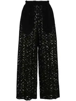 Henrik Vibskov Waybill Semi-sheer Trousers - Black