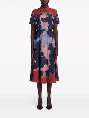 Altuzarra Kiera Midi Shirt Dress - Red