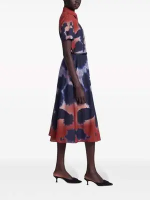 Altuzarra Kiera Midi Shirt Dress - Red