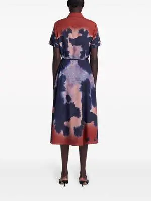 Altuzarra Kiera Midi Shirt Dress - Red