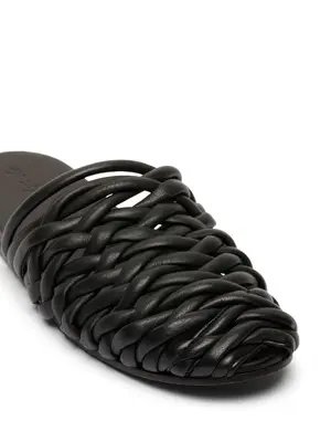 Marsèll Steccoblocco Braided Leather Mules