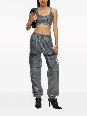 DIESEL® Denim Crop Top