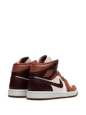 JORDAN Air 1 Mid Sneakers - Brown