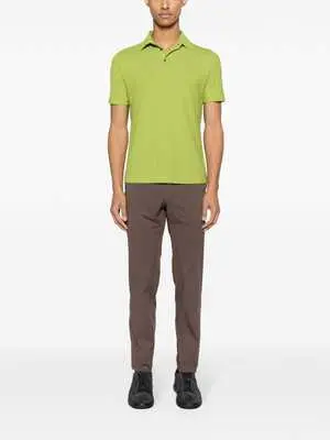Incotex Mid-rise Twill Chino Trousers - Brown