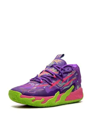PUMA Mb.03 Toxic Glimmer/green Gecko Sneakers - Purple