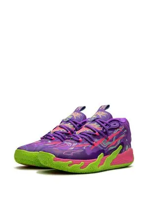 PUMA Mb.03 Toxic Glimmer/green Gecko Sneakers - Purple