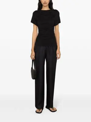 Loulou De Saison Alera Wide-leg Trousers - Black