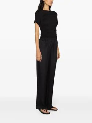 Loulou De Saison Alera Wide-leg Trousers - Black