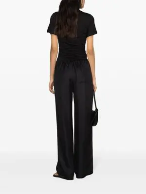 Loulou De Saison Alera Wide-leg Trousers - Black