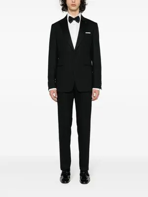 LARDINI Single-breasted Crepe Suit