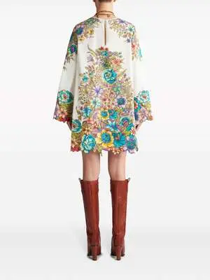 Etro Floral-print Cotton Minidress