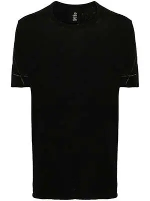 THOM KROM Decorative-stitching Fine-knit T-shirt