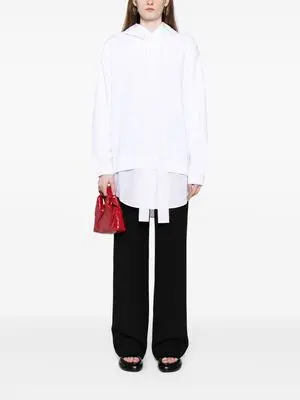PATOU Trompe-l'oeil Hoodie Dress