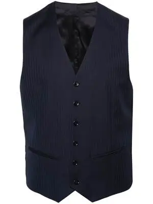FURSAC Striped Virgin Wool Waistcoat