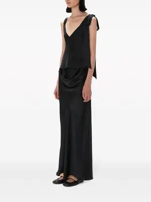 JW Anderson Tie-shoulder Silk Vest Top
