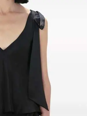 JW Anderson Tie-shoulder Silk Vest Top