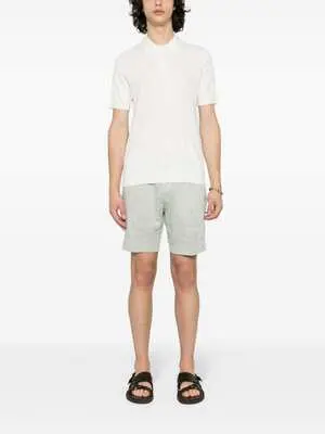 DELL'OGLIO Pleated Chino Shorts