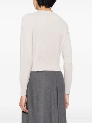 N.peal Long-sleeve Cashmere Cardigan - Grey